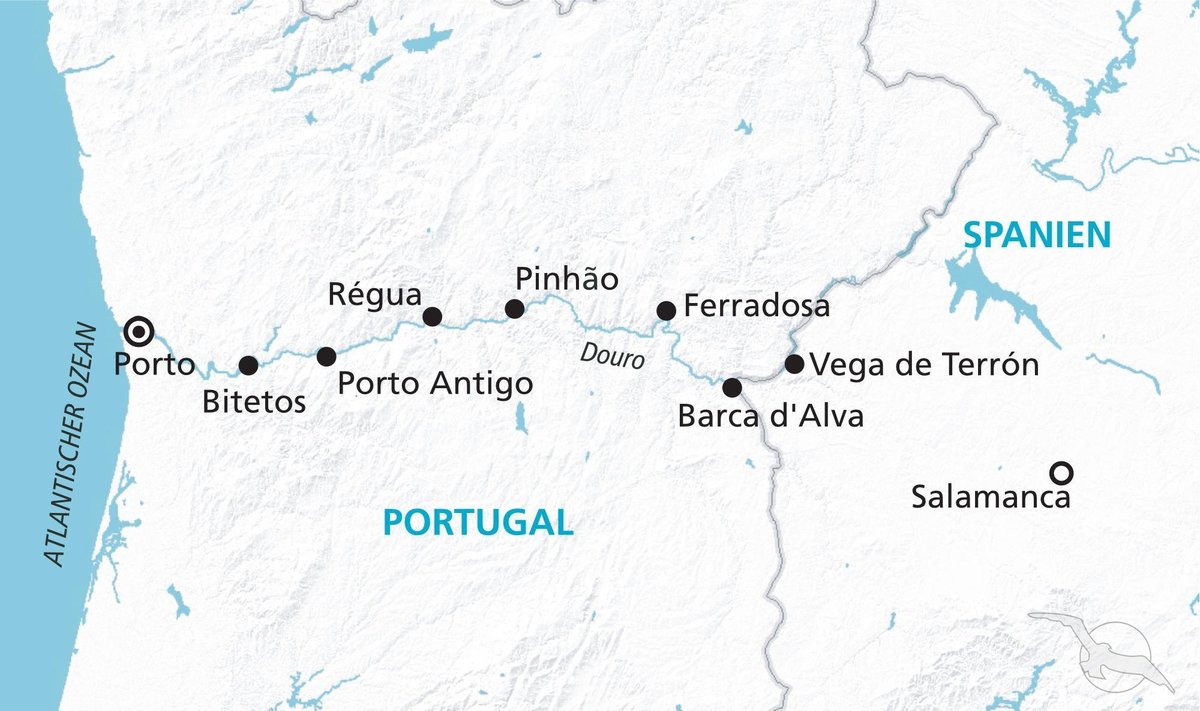 Portugal und der Douro: Porto - Régua - Vega de Terrón - Barca d'Alva ...